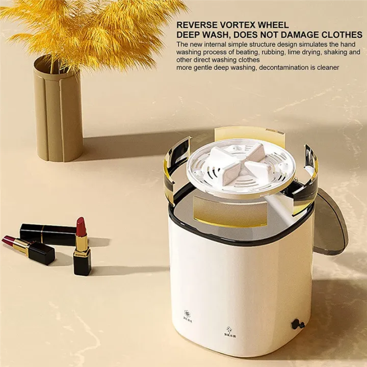 Portable Mini Washing Machine Blue Light Washing Machine Ultrasonic ...