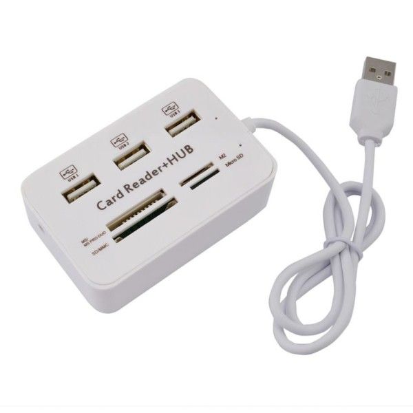 USB 2.0 HUB 3 PORT + 4 SLOT CARD READER | Daraz.com.np