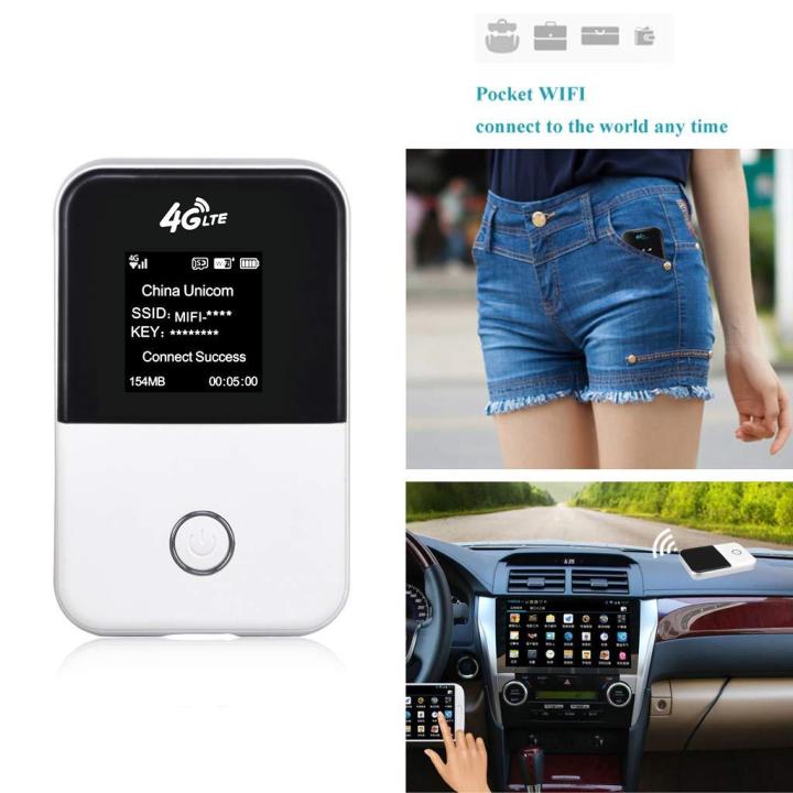 4G Wifi Router Wireless Portable Pocket Wifi Mobile Hotspot Car Wi-Fi ...