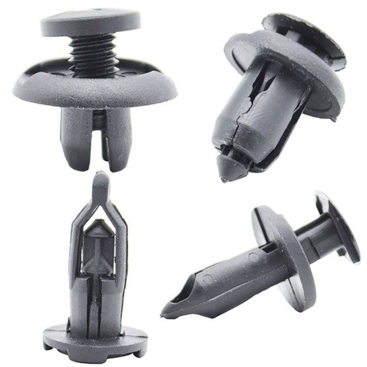 40Pcs Car Plastic Rivet Bumper Fender Retainer Fastener Mud Flaps Push ...