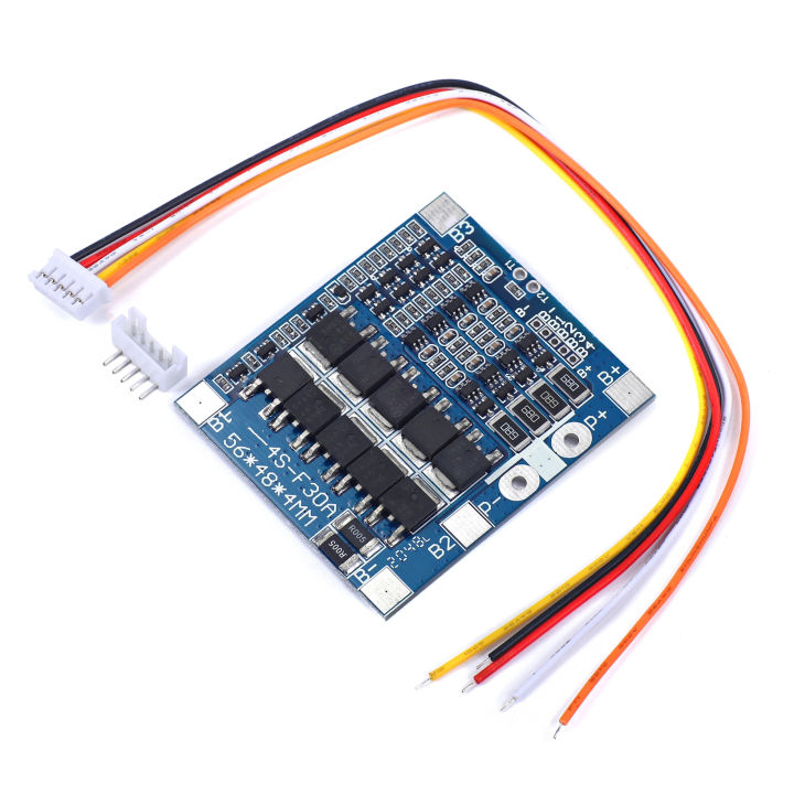 BMS 4S 30A 14.4V Balancer 18650 Lipo Li-ion Lithium Battery Protection ...