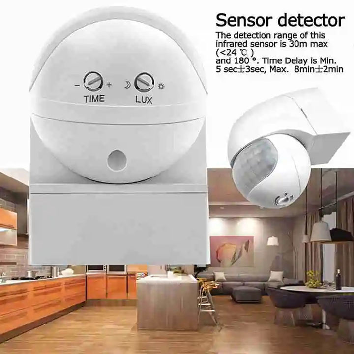 Outdoor Infrared Long Motion AC100V~240V Wall Switch PIR Detectors LED ...