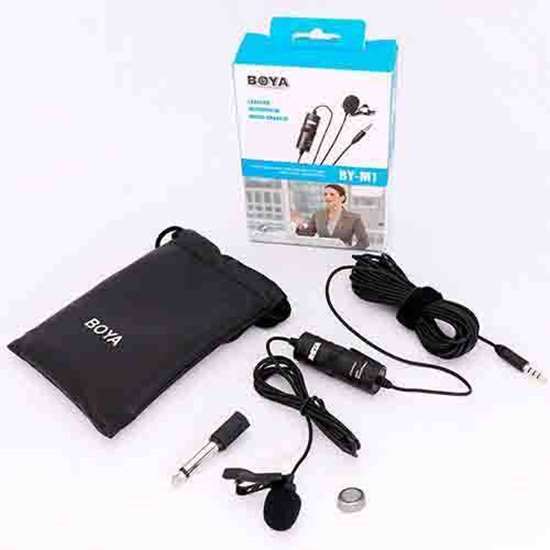 M1 Mic (By-M1) Condenser Microphone, Lavalier, Omni Directional Mic For ...