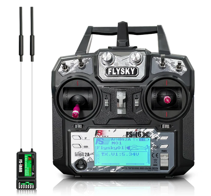 FLYSKY FS-i6X 10Ch Transmitter & FS-iA6/10B Receiver Set 10 Channel ...
