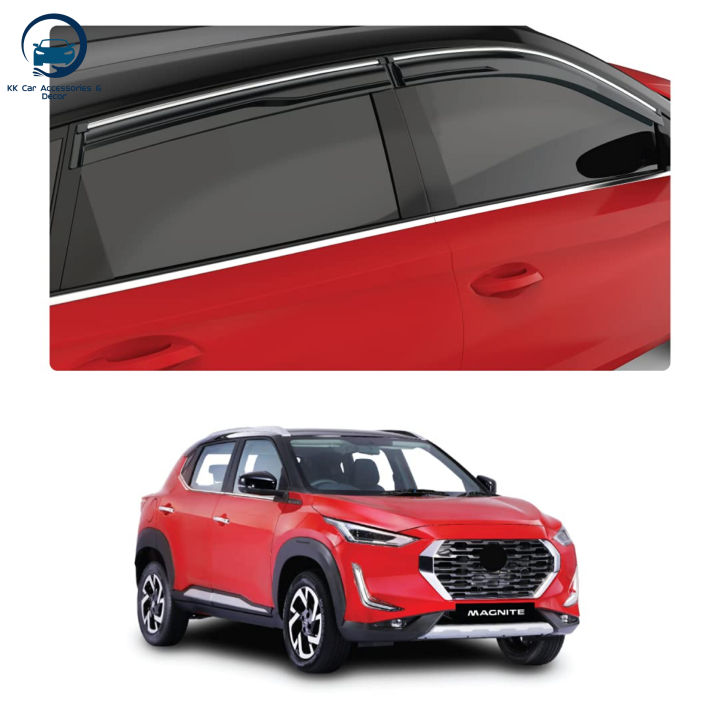 Car Lower Window Chrome Garnish Kit For Nissan Magnite | Daraz.com.np