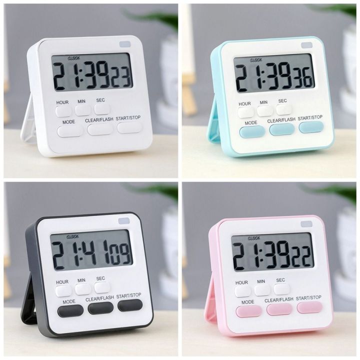 Adjustable Desktop Kitchen Tool Digital Timer Stopwatch Egg Timer Electronic Alarm Clock Kitchen ...