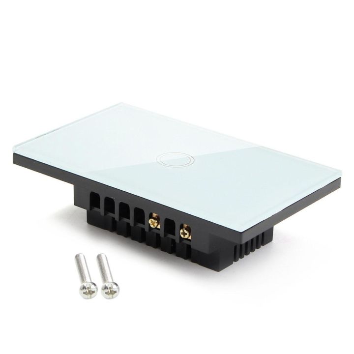 Colorful life1 Way 1 Gang Crystal Glass Remote Panel Touch LED Light ...