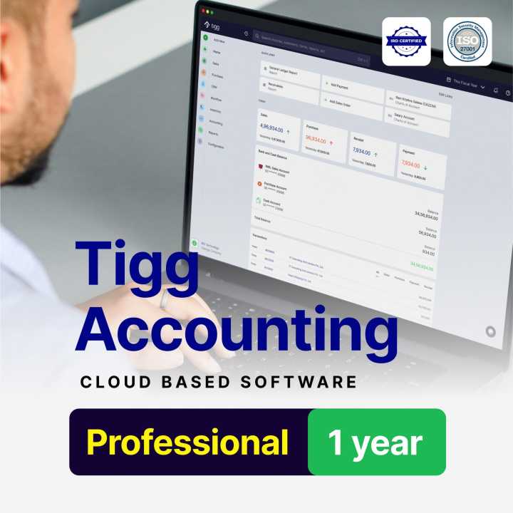 Tigg Accounting Software (1 year, Professional Package) | Daraz.com.np