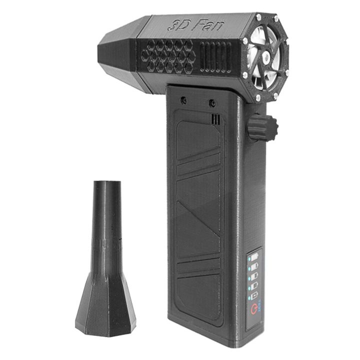 Ktteay Blower Turbo Jet Fan 140,000RPM Power Display Handheld Mini ...