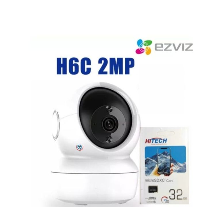 Hikvision Ezviz 2MP H6C Indoor Wireless/Wired CCTV Camera With SD Card ...