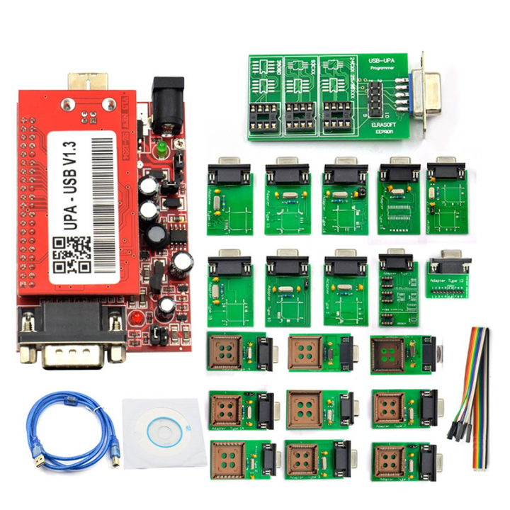 UPA-USB V1.3 Main Unit ECU Chip Tunning UPA USB with 1.3 Eeprom Adapter ...