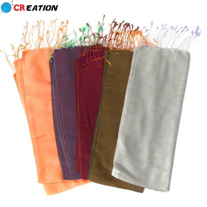 Multicolor Silk Water Muffler For Women- Bundle Of 5 | Daraz.com.np