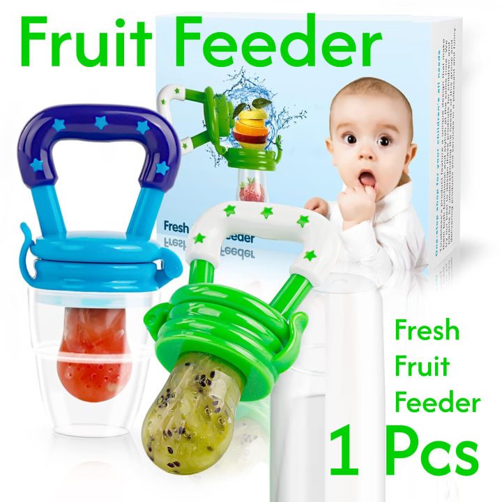 Baby Fruit Feeder Pacifier – BPA-Free Silicone Nibbler and Teether for ...