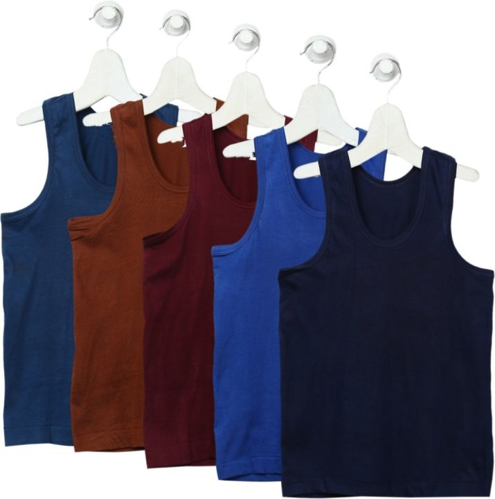 Pack Of 5 Amul Colour Vest For Kids ( Colour May Vary)By Pihu | Daraz ...