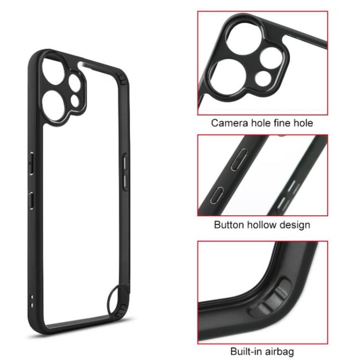 Nothing CMF Phone 2 Pro Back Cover | Transparent Crystal Clear Hard PC ...