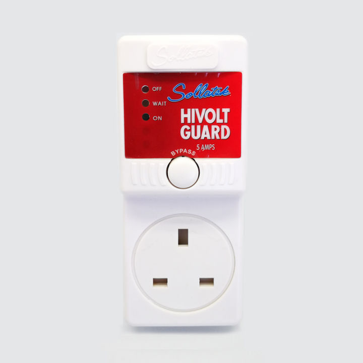 【New Arrivals】5A 13A AVS Hivolt Guard Over-Voltage Protector UK Socket ...