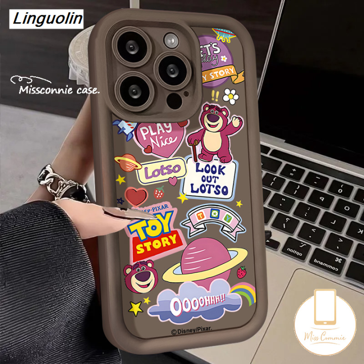 Linguolin Cartoon Cute Toy Story Strawberry Bear Planet Lotso Graffiti ...