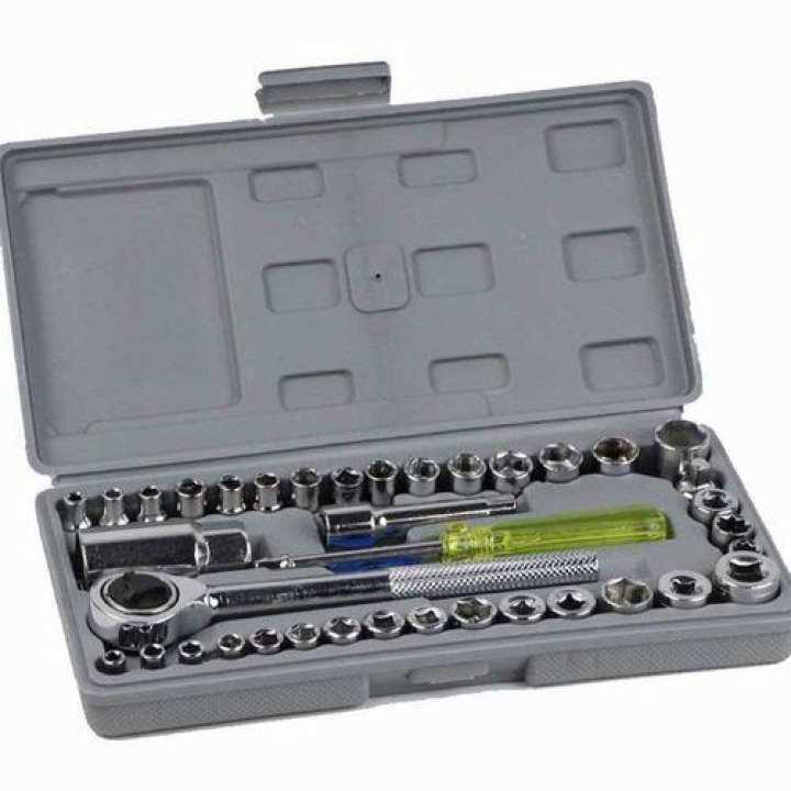 40 in 1 Pcs Wrench Tool Kit & Screwdriver & Socket Set | Daraz.com.np