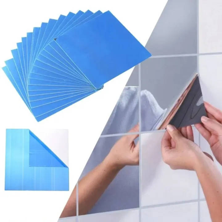 Removable Unbreakable Flexible Mirror Sheets Cuttable Non Glass PET ...