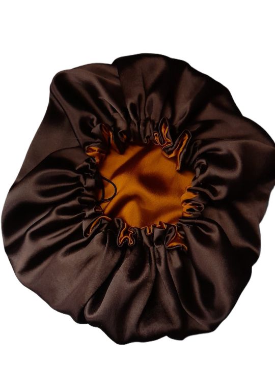 Satin Silk Bonnet / Sleeping Cap For Hair Protection [ Unisex ] | Daraz ...