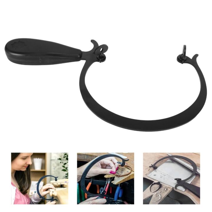 Practical Black Handle Jeweler Saw Frame C Shape Alloy Coping Saw Frame ...
