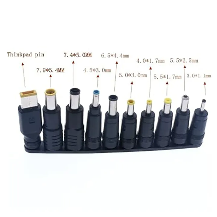 10 in 1 DC Power Plugs Universal Laptop Charger Adapters, DC Power ...