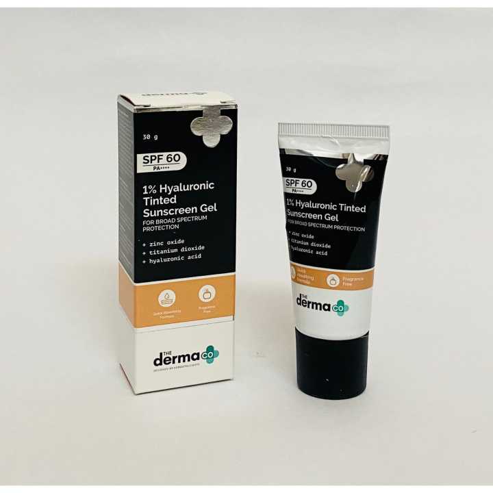 The Derma Co 1% Hyaluronic Tinted Sunscreen, Spf 60, 30 Gm | Daraz.com.np
