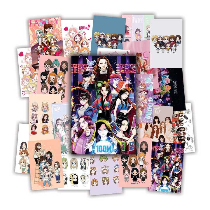KYVOR Twice Anime Kpop Collectible Lomocard Pack of 25pcs | Daraz.com.np