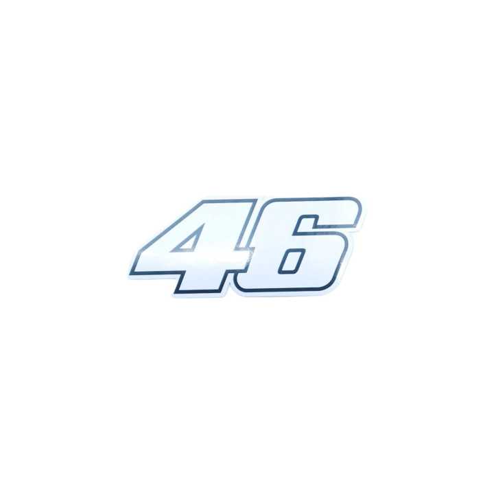 White Color 46 Print Sticker | Daraz.com.np