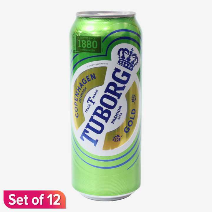 Copenhagen Tuborg Gold Beer 500ml Set Of 12 | Daraz.com.np