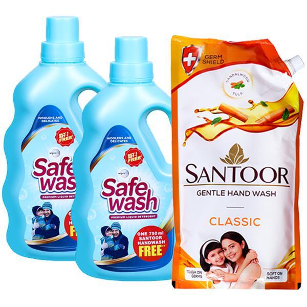 Safe wash Premium Liquid Detergent | Daraz.com.np