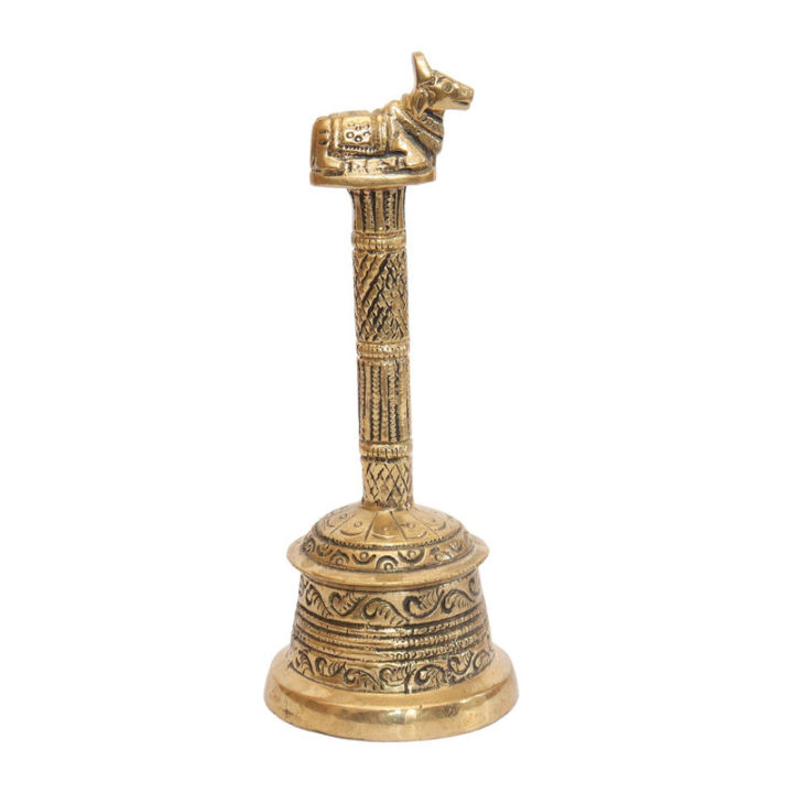 Golden Brass Traditional Nepali Bell 5.5 Inches | Daraz.com.np