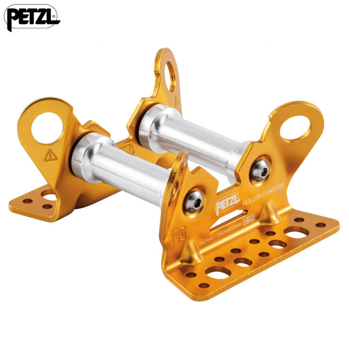 Petzl Roller Coaster Reversible Rope Protector on Bearings for a Moving ...
