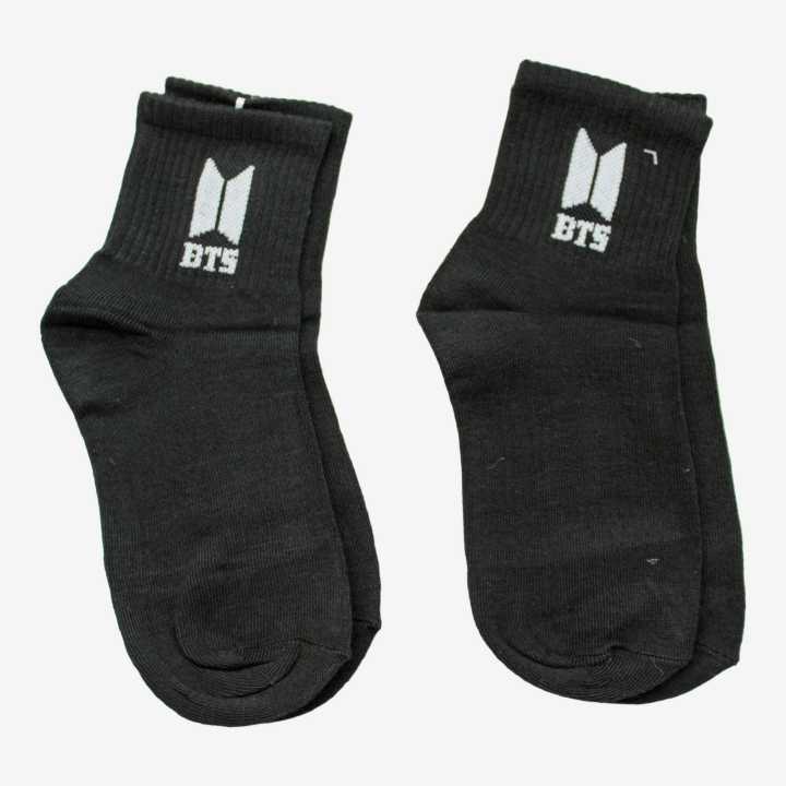 Black Color Half Socks For Men- 2 Pairs | Daraz.com.np