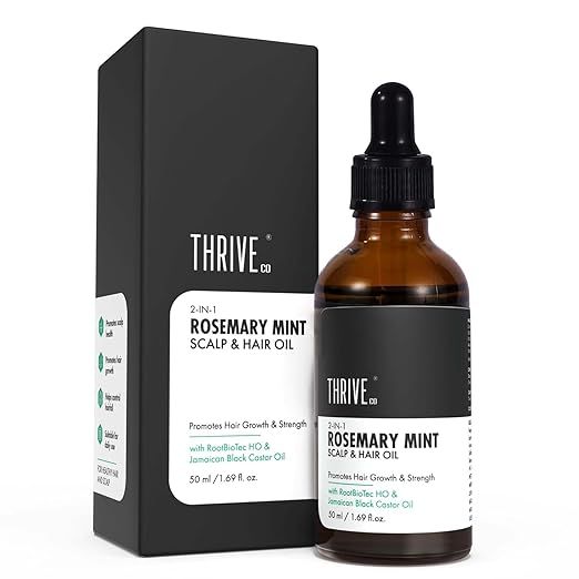 Buy one Get one free,ThriveCo 2-in-1 Rosemary Mint Scalp & Hair Oil for ...