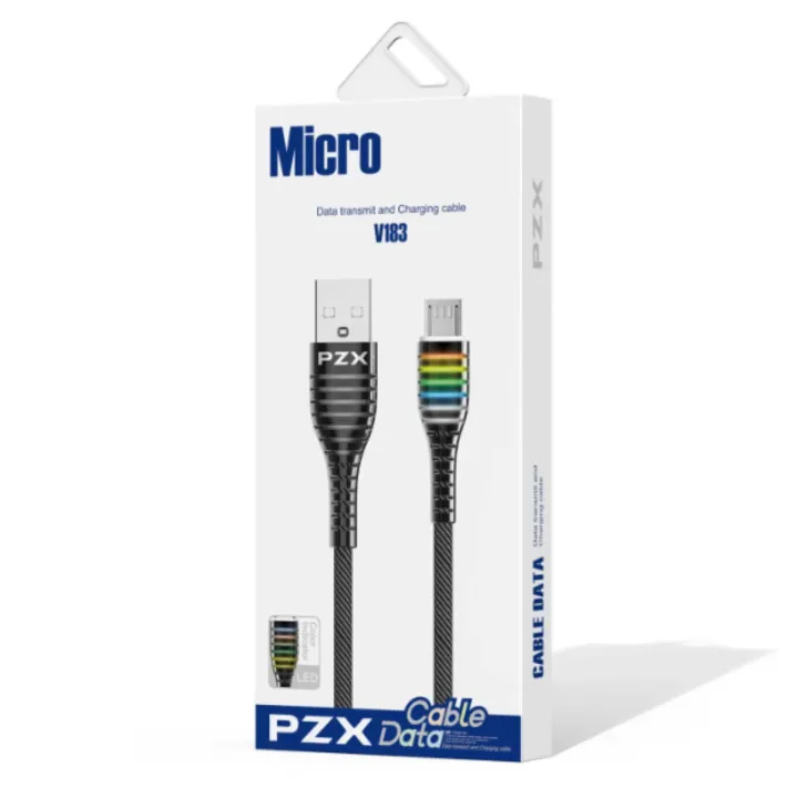 PZX V183 3A Fast Charging Micro Data Cable | Daraz.com.np