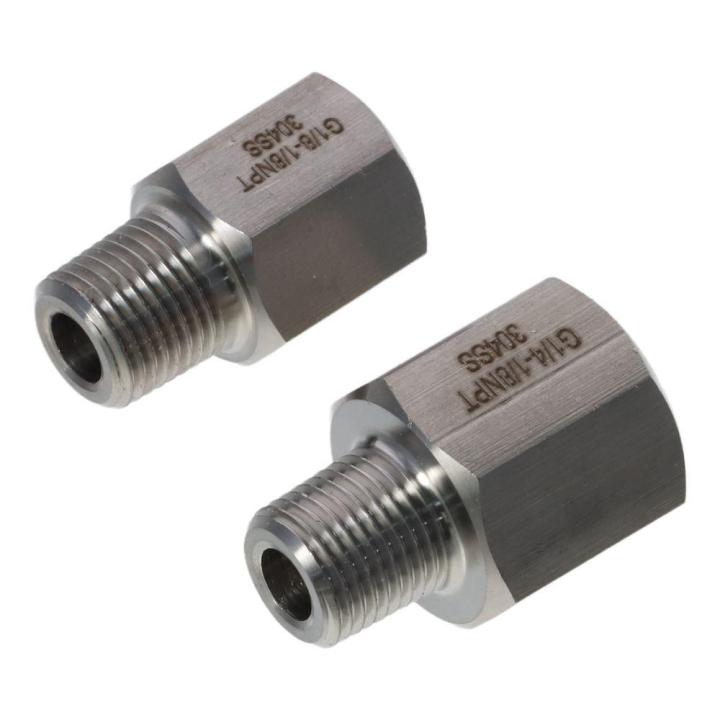 Npt Thread Adapter Stainless Steel Reduction Thread Adapter 1/8 1/4 3/8 ...