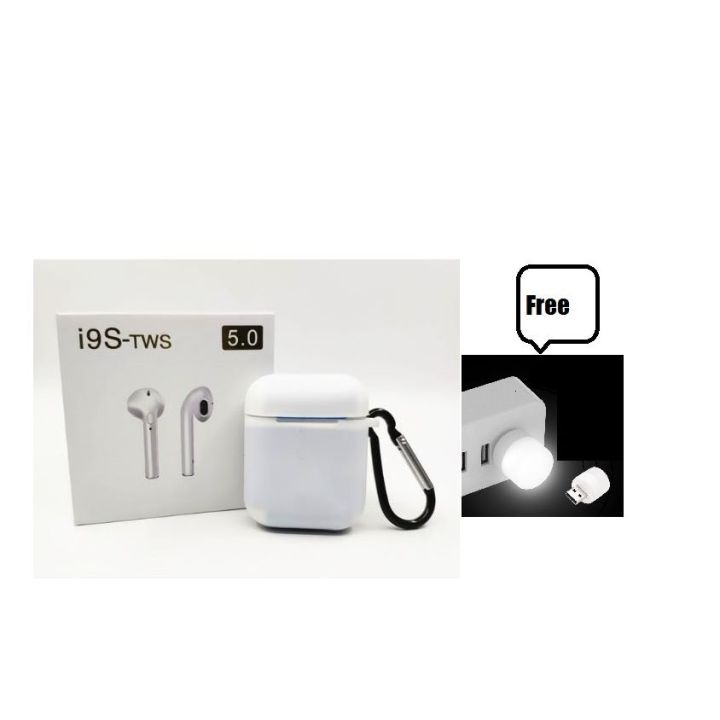 Original I9S Tws Wireless Bluetooth Earbuds Earbuds Headset (Usb Led ...