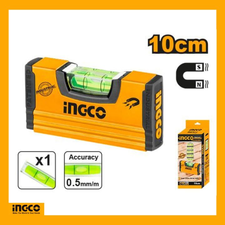 Ingco 10cm Hand Level With Powerful Magnet HMSL03101 | Daraz.com.np