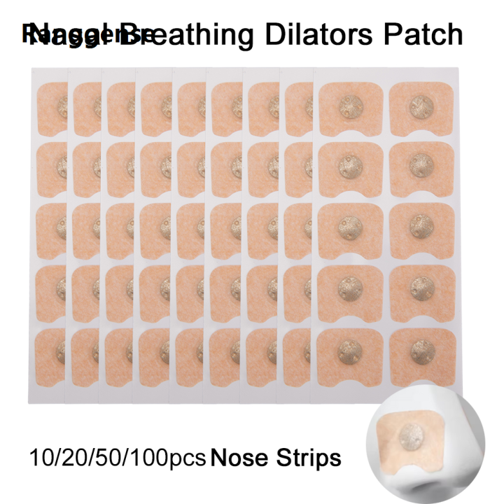 Ranggense Portable 10/20/50/100Pcs Nose Breathing Patches Nasal ...