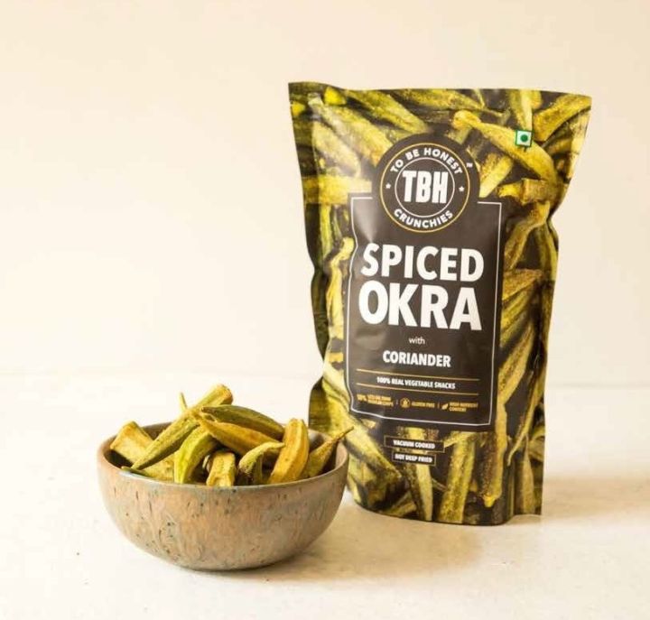 To Be Honest Crunchies Spiced Okra with Coriander Chips 70 gm | Daraz ...