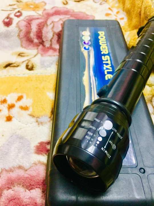 Power Style LED Torch Light Power Light Torchlight Emergency Light ...