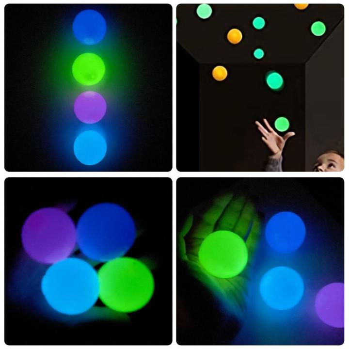 Luminous Relief Target Ball Sticky Ball Decompression Balls Stress ...