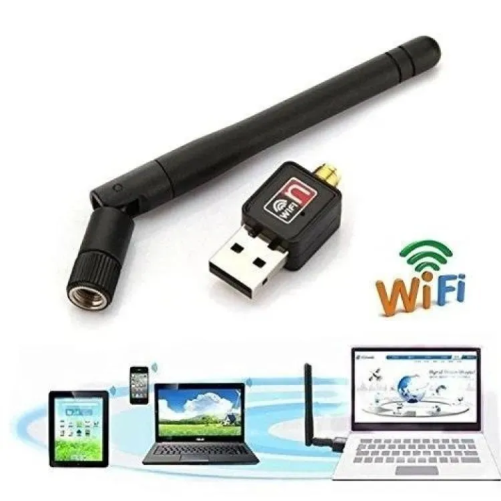 USB WiFi Receiver And Adapter 600mbps With Antenna 802.11n/g/b | Daraz ...