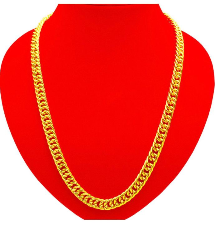 Golden Spiral Neck Chain (Unisex) - Golden Neck Chain | Daraz.com.np