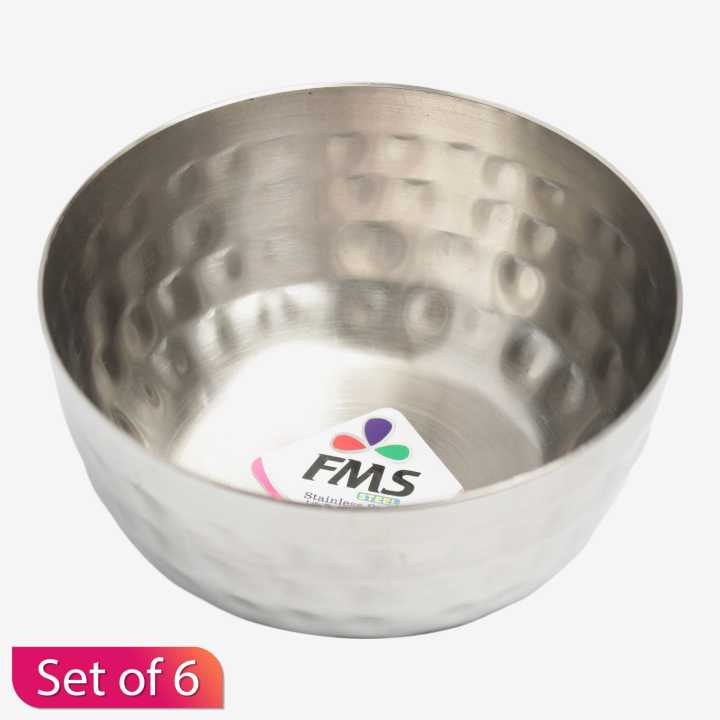 Steel Kachaura Famous Set Of 6 | Daraz.com.np