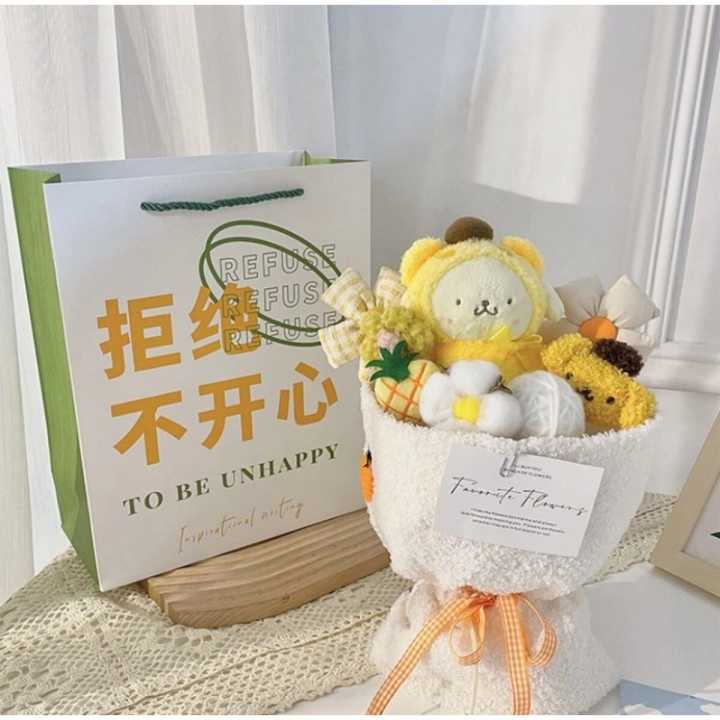 Masala Beads Cute Sanrio Hello Kitty Plush Doll Bouquet Battery ...