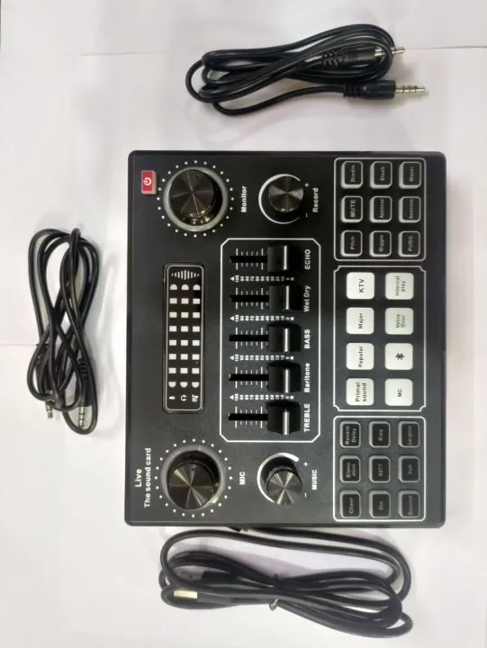 V9 Live Sound Card for Live Streaming, Upgraded V9 Sound Card with ...