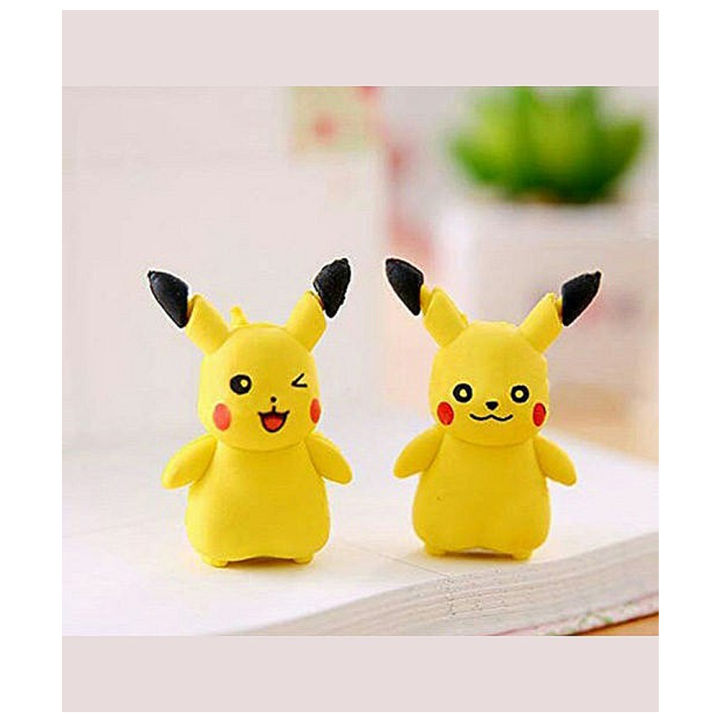 Anylady Stationary Gift- Special-Pikachu Eraser Set Of 2 | Daraz.com.np