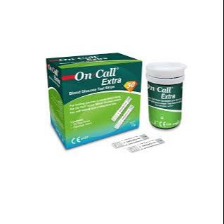 On Call Extra Blood Glucose Test Strips, 50 Test Strips | Daraz.com.np